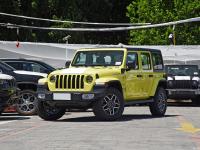 China 2022 Jeep Wrangler 4-Door 2.0T 4XE Sahara Plug-in Hybrid Fluorescent Yellow Limited Edition for sale