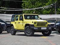 China 2022 Jeep Wrangler 4-Door 2.0T 4XE Sahara Plug-in Hybrid Fluorescent Yellow Limited Edition for sale
