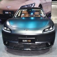 China Top Speed 210KM/h Pure Electric Cruising Range 950km 5-Door 6-Seat SUV Yuanhang H8 2023 for sale