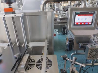 China 250 Bottles/Min Aluminium Foil Packaging Machine Hygienic Sealing Solutions for sale