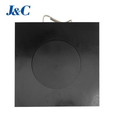 China Recycled Plastic Outrigger Pads 500x500x50mm for Concrete Pump Trucks for sale