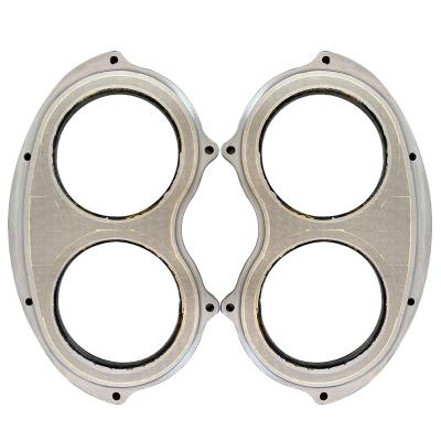 China Concrete Pump Wear Plate DN200/230/260 Tungsten Carbide 15-20mm for sale