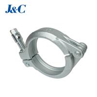 China DN125 Single Nut Galvanized Pump Pipe Snap Clamp for Putzmeister High Sealing for sale
