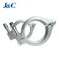 China DN125 Single Nut Galvanized Pump Pipe Snap Clamp for Putzmeister High Sealing for sale