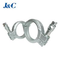 China DN125 Single Nut Galvanized Concrete Pump Pipe Clamp for Putzmeister | Easy Installation for sale
