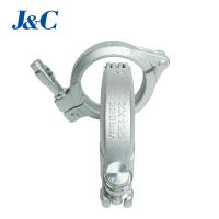 China DN125 Single Nut Galvanized Concrete Pump Pipe Clamp for Putzmeister | Easy Installation for sale