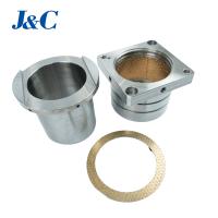 China Putzmeister S Valve Small End Assembly Kit with High Wear Resistant Alloy Steel Flange & Wear Sleeve for 90mm Bore for sale