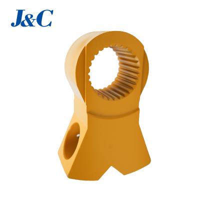China 80mm Bore Dia Involute Spline S-Valve Rocker Arm High-Strength Alloy Steel for Putzmeister for sale