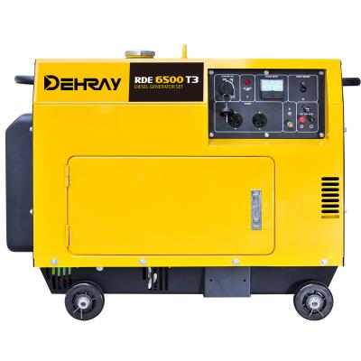China 6KW 230/400V Portable Diesel Generator Set with 15L Fuel Capacity for Home Use for sale