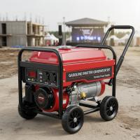China Gasoline Inverter Generator Set 50 60 Hz Rated Frequency Portable Power Supply for Construction Sites and Outdoor Events for sale
