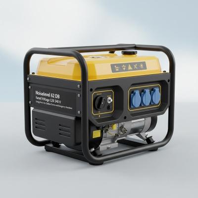 China Noiselevel 62 DB Small Petrol Generator Rated Voltage 120 240 V Energy Source for Outdoor Events and Emergency Situations for sale
