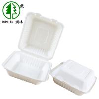 China Eco-friendly Products Easy Takeaway Hinged Clamshell Containers for sale
