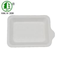 China 9in Customized Logo Biodegradable Bagasse Plates For Happy Birthday Cake for sale