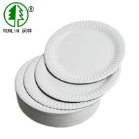 China 7in 200C Eco Friendly Microwavable Food Containers Biodegradable Sugarcane Plates for sale