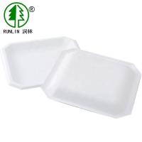 China Sugarcane Bagasse Pulp Disposable Meat Tray Without Lid Biodegradable Trays For Food for sale