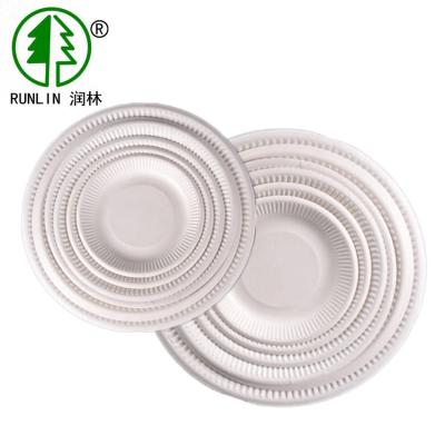 China ECO-Friendly Extra Strength Biodegradable and Disposable Bagasse Plates for sale