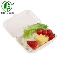 China Disposable Eco Friendly Food Containers FDA Biodegradable Clear Clamshell Containers for sale