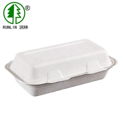 China Eco-friendly disposable tableware quality checking biodegradable potato tray with lid for sale