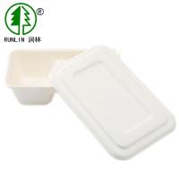 China SGS Eco Friendly Microwavable Lunch Box Single Use Biodegradable Food Packaging Containers for sale