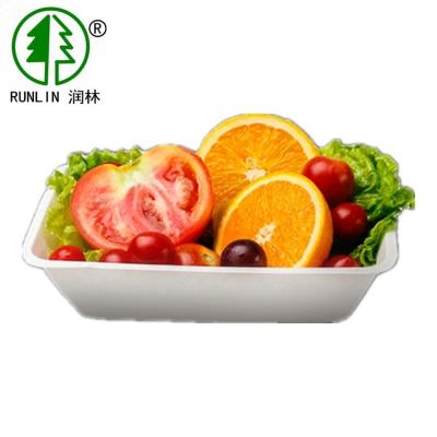 China BRC Food Packaging Biodegradable Sugarcane Bagasse Take Out Containers For Delivery Nontoxic for sale