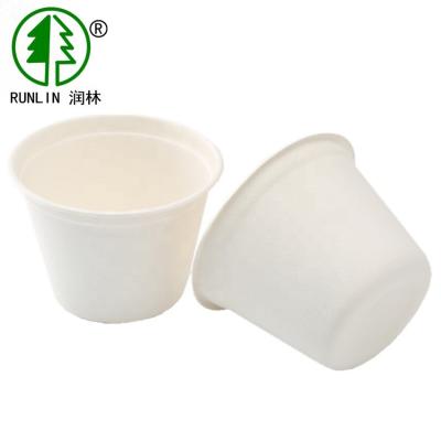 China Compostable 335ml 350ml Biodegradable Sugarcane Bagasse Cup For Wedding for sale