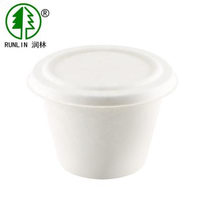 China Plant Fiber Tea Juice Biodegradable Coffee Cups Eco Friendly Reusable Food Containers ODM for sale