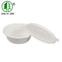 China Festival Parties Biodegradable Sugarcane Bagasse Bowl BRC Disposable Soup Bowls With Lids for sale