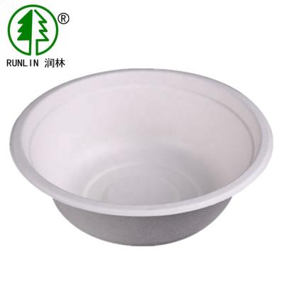 China Travel Restaurants Biodegradable Sugarcane Bagasse Bowl Eco Friendly Meal Prep Containers for sale