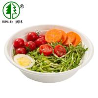 China BPI Single Use Biodegradable Sugarcane Bagasse Bowl Disposable Paper Bowls With Lids for sale