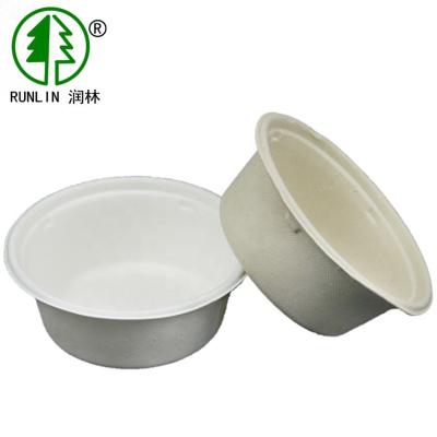 China 16OZ Salad Biodegradable Sugarcane Bagasse Bowl Compostable For takeaway for sale