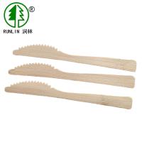 China 17CM Knife Disposable Compostable Bamboo Cutlery And Crockery Knife FDA for sale