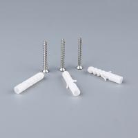 China 12MM X 60MM Plastic Wall Plugs Without Lip 200N Bearing capacity for sale