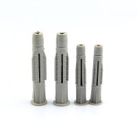 China Building Plastic Toggle Drywall Anchors Grey Color 6MM X 38MM for sale