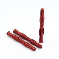 China Red Nylon Wall Anchor High Strength Nylon Frame Anchor 10MMX100MM for sale