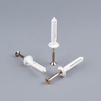China PA Nylon Hammer Drive Pin Anchor Mushroom Head With Coloured Screw Nail for sale