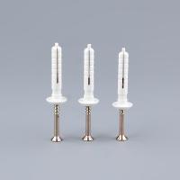 China PA Nylon Hammer Drive Pin Anchor Mushroom Head With Coloured Screw Nail for sale