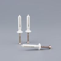 China PA Nylon Hammer Drive Pin Anchor Mushroom Head With Coloured Screw Nail for sale