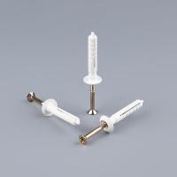 China Customized Nylon Hammer Drive Anchor Mushroom Head With Screw Nail for sale