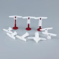 China White Plastic Screw Plugs Anchor 4mm Wall Plugs For Gypsum Board for sale
