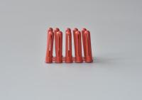 China PE Plastic Expansion Wall Plugs Red Color Lightweight Fixing for sale