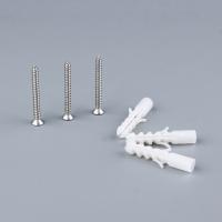 China White plastic wall plug Anchor 8MM X 40MM plastic screw anchors for sale