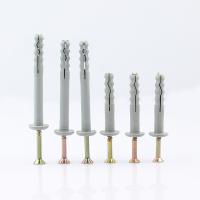 China Grey Metal Self Drive Wall Plug 6mm X 40mm Wall Plugs High Capacity for sale