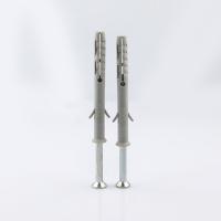 China Durable Nylon Hammer Drive Anchor Flat Head Single Wings Fastener for sale
