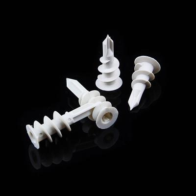 China PA66 Plasterboard Plug Fixing Anchor Gypsum Board Plug White Color for sale