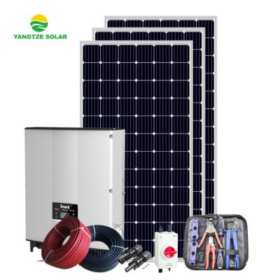 China Yangtze 5kw Poly 330W Home Solar Panel On Grid Solar System Suppliers Chinese Solar Power For Home Use for sale