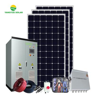 China Yangtze Home 10KW On Grid Solar System For Home Use Mono Solar Panel 420W 20KW 30KW 40KW for sale