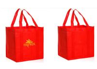 China Red nonwoven shopping bags for sale