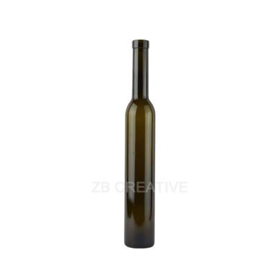 China 375ml Slim Ice Wine Glass Bottle Bar Top For Dessert Wine & Mead 4314C for sale