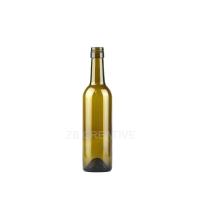China 375ml Half Size Glass Bordeaux Wine Bottle Screw Top Glass Bottle 315g 1306S-1 for sale