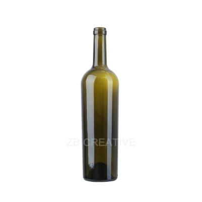 China Cork Top Empty Wine Glass Bottle 750ml  For Grand Reserve 720g 1725K-1 for sale
